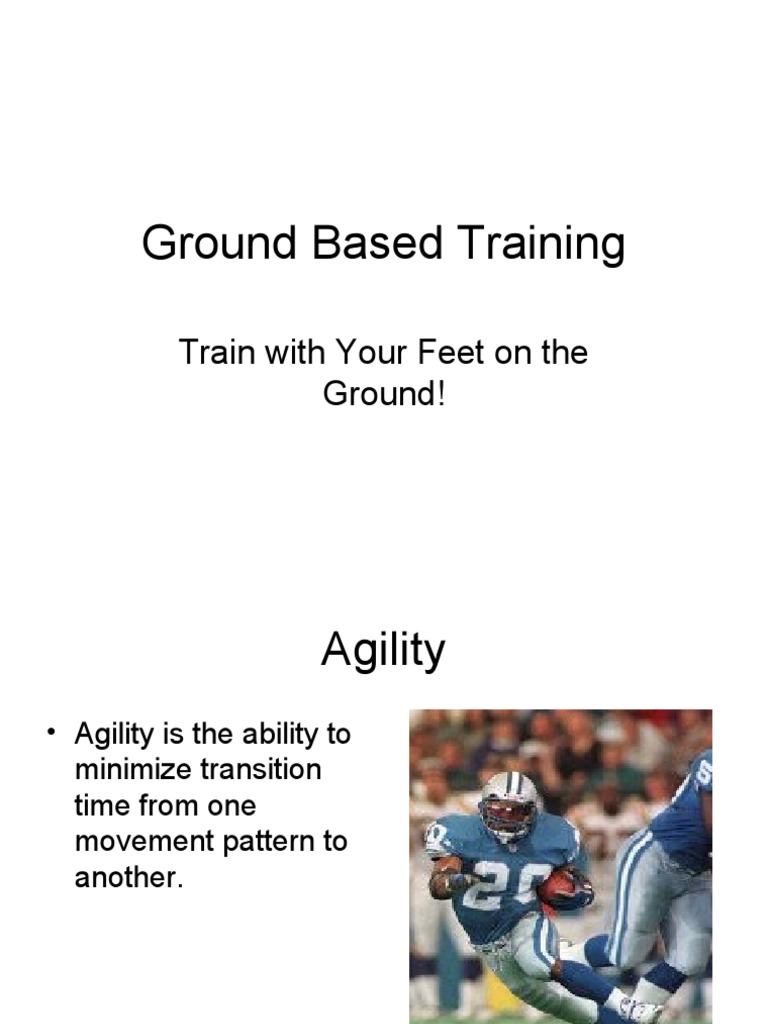 Ground Based Training | PDF | Muscle | Management Of Obesity