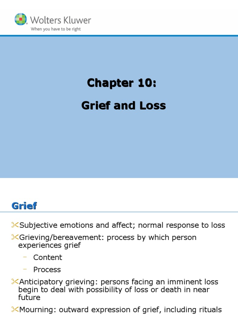 Chapter 10 | PDF | Grief | Behavioural Sciences