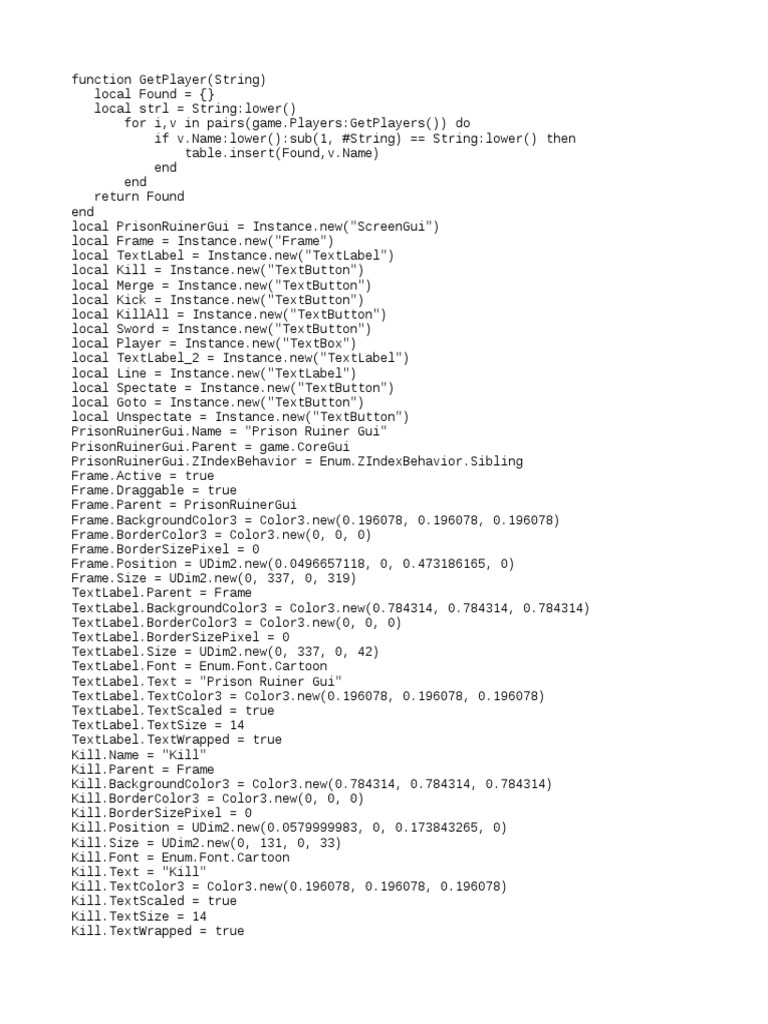 PRISON GUI KILLER | PDF