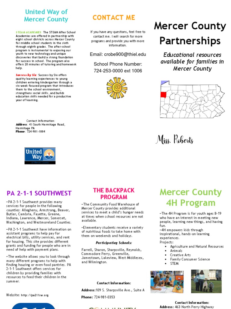 Mercer County Family Educational Resources | PDF | Behavior ...