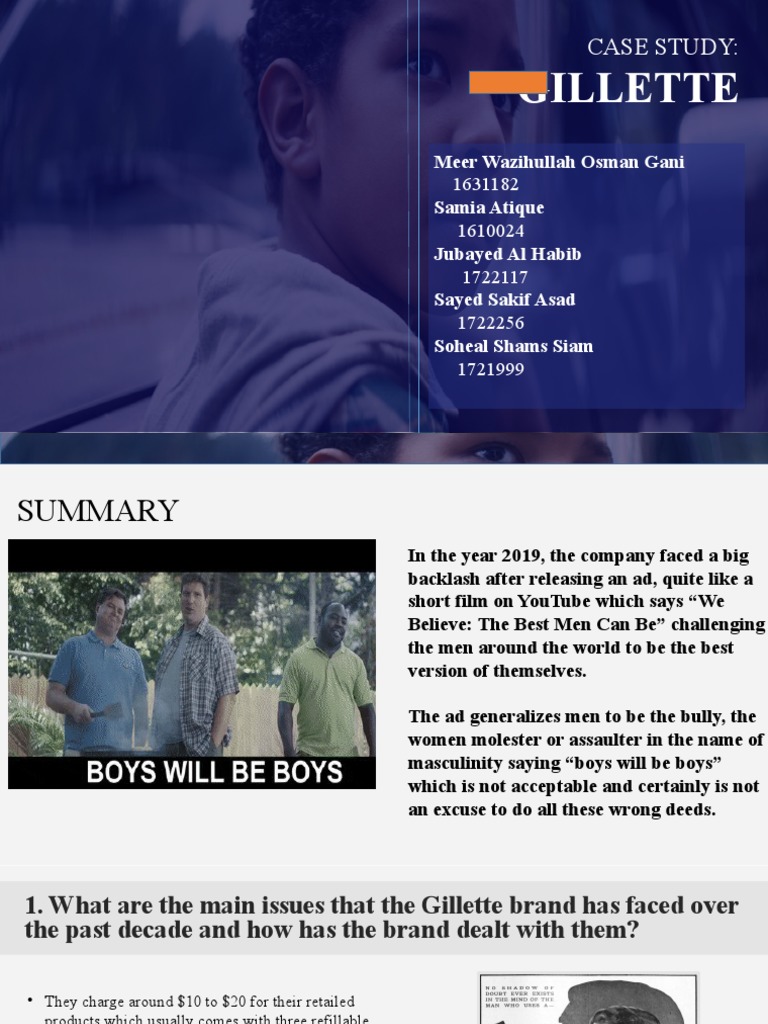 Gillette: Case Study | PDF | Razor | Advertising