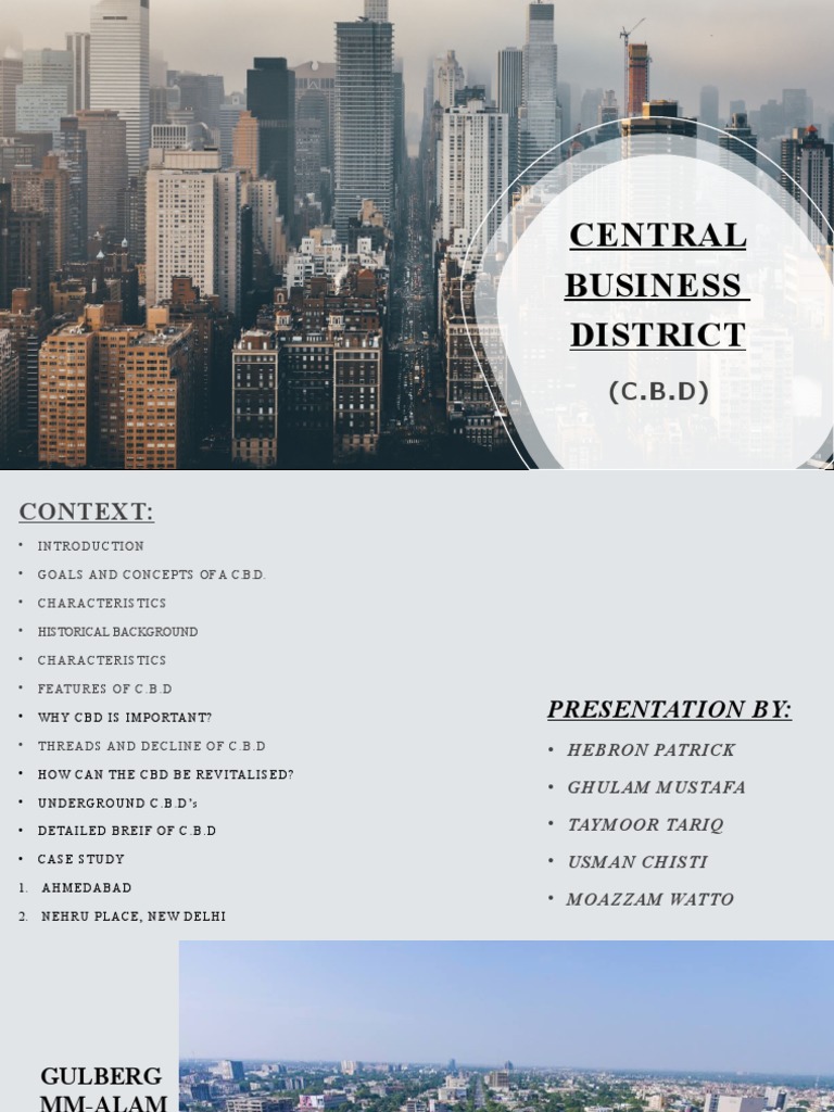 Understanding Central Business Districts | PDF | Stairs | Escalator