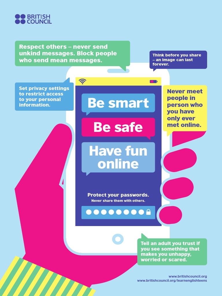 British Council Be Safe Online Teens | PDF