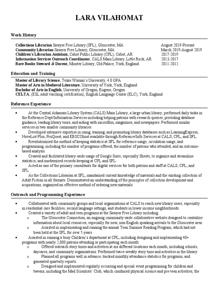 Resume-Mom and Marisa | PDF