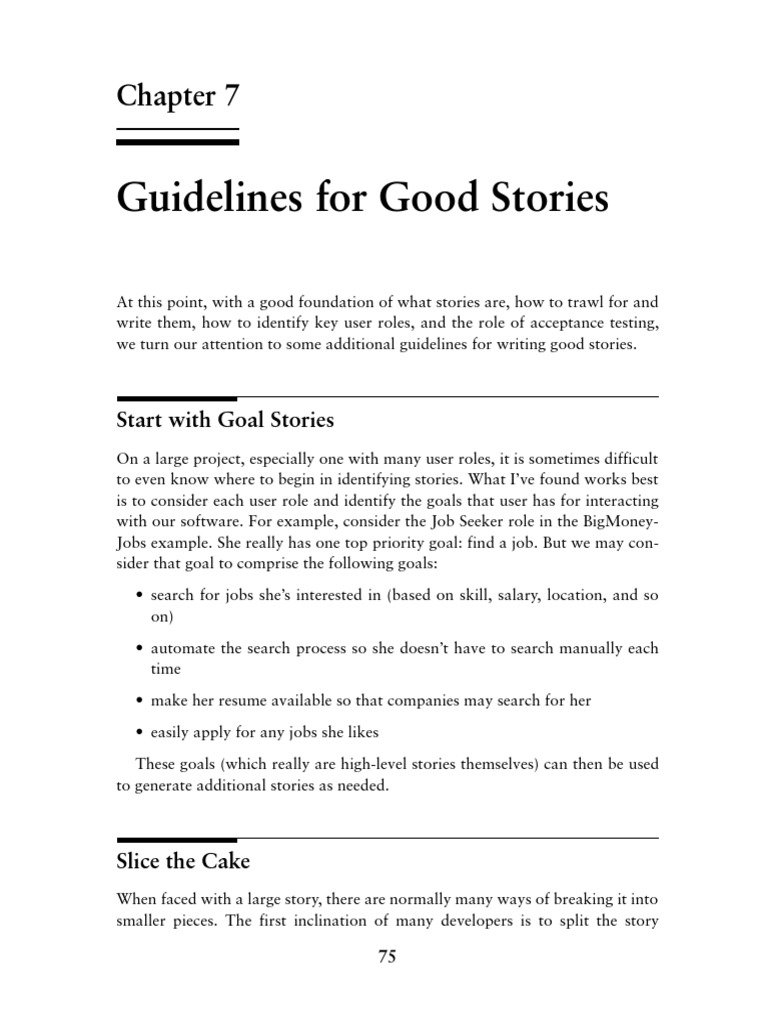 Writing Effective Job Stories in Agile | PDF | Résumé | User Interface