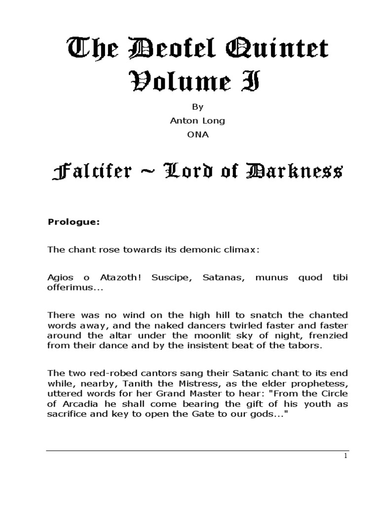 Falcifer: The Dark Rituals Unveiled | PDF | Satanism | Demons