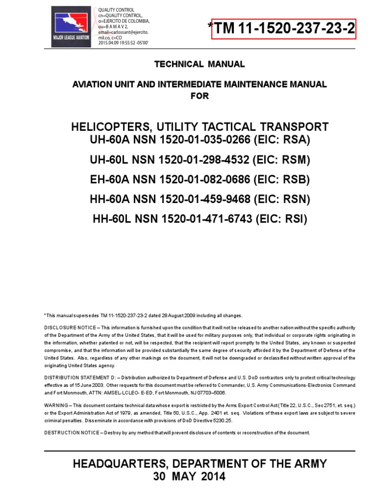TM 11-1520-237-23-2 Em0014 30may2014 PDF | PDF | Sikorsky Uh 60 Black ...