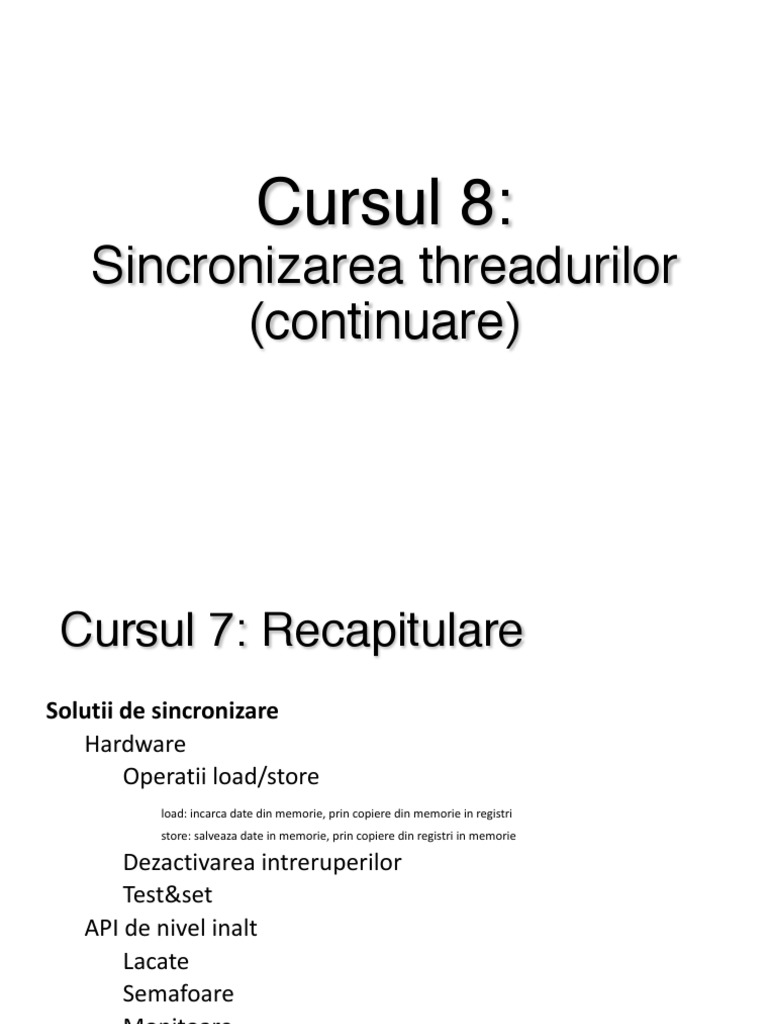 Ch08 Process Synchronization Part 3 Pdf