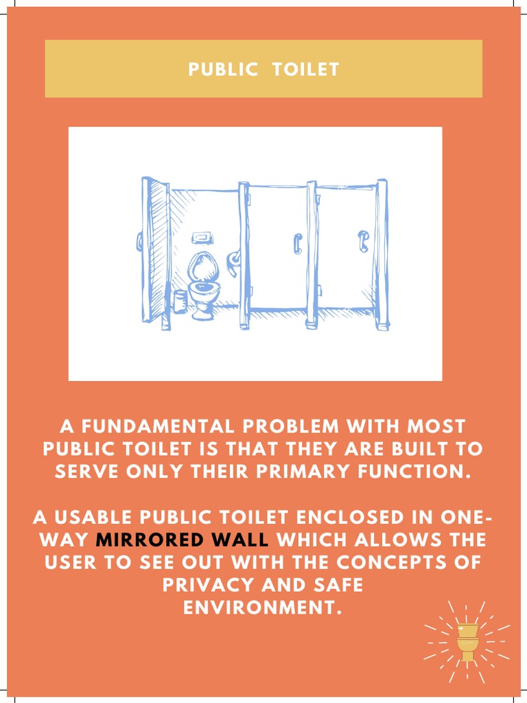One-Way Glass Public Toilet Design | PDF