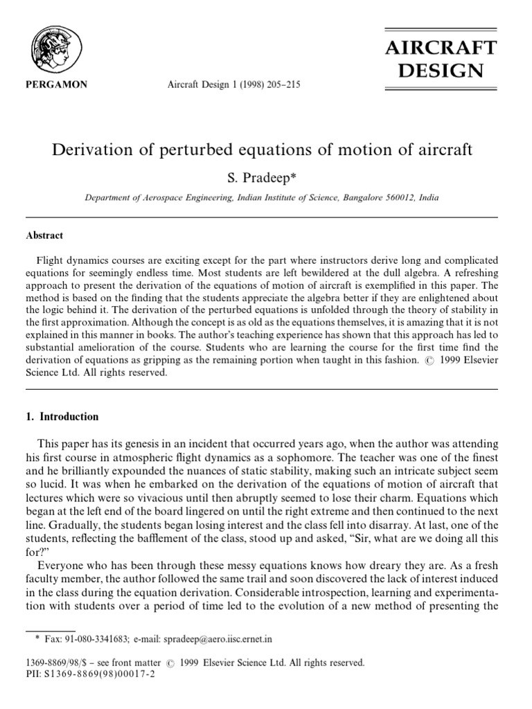 Equations of Motion | PDF | Stability Theory | Teaching Mathematics