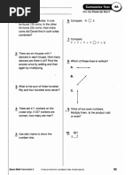 Saxon Math 8 7 Tests | PDF