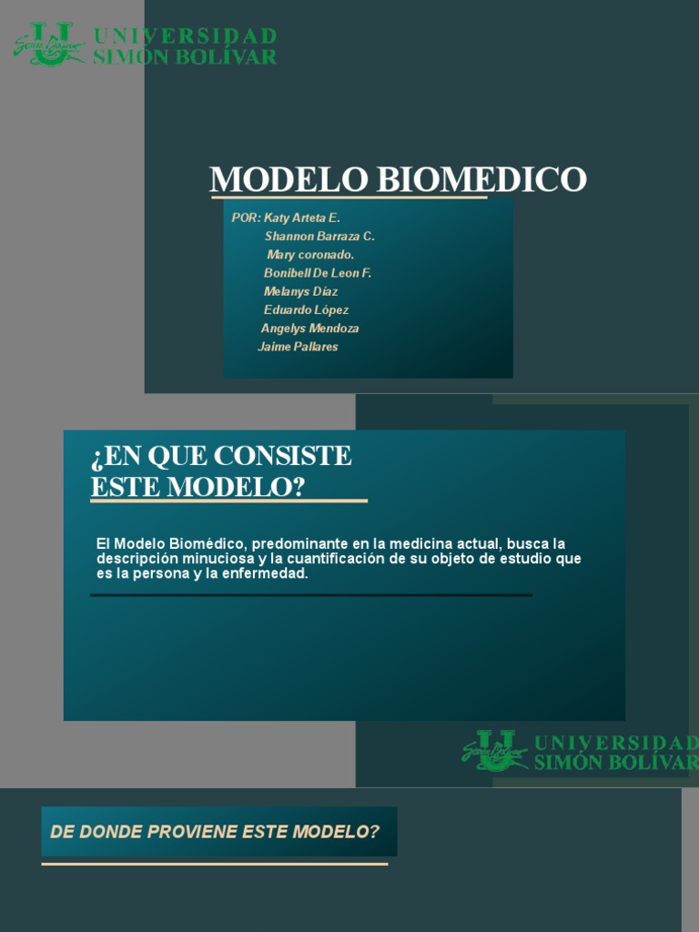 Modelo Biomedico | PDF | Cuidado de la salud | Medicina CLINICA