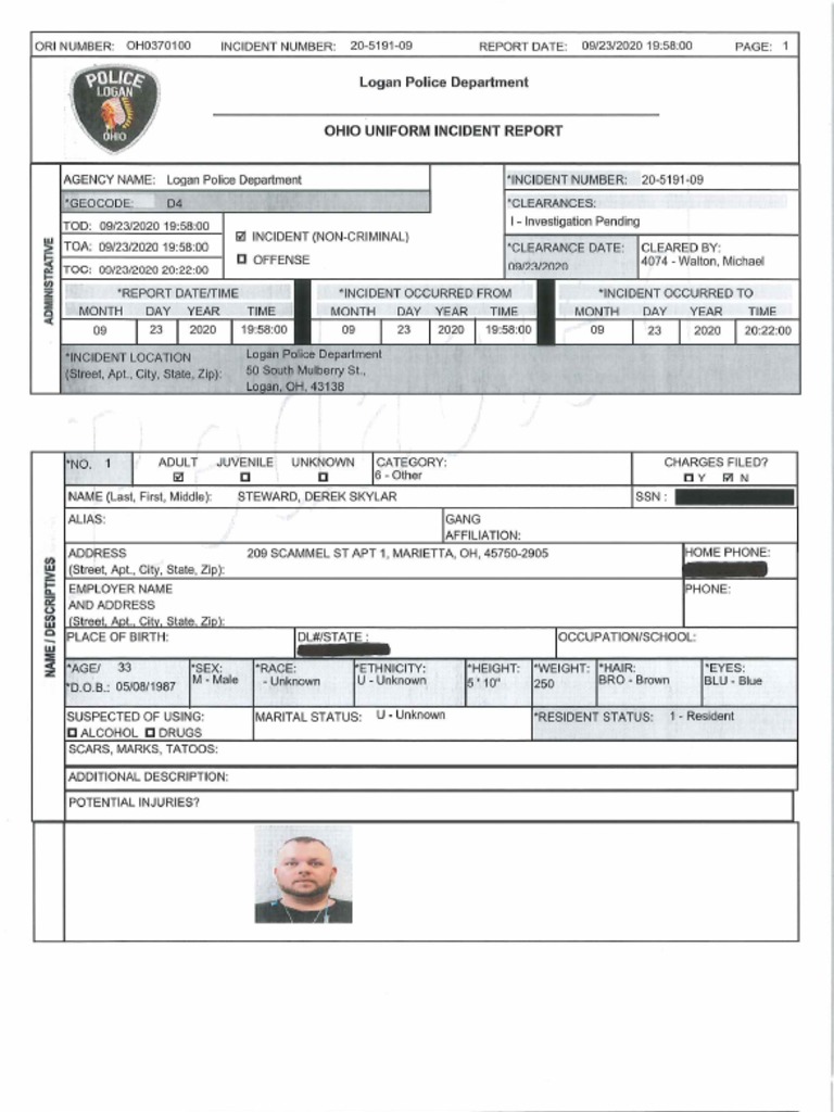 Complaint Against Logan Police Officer | PDF