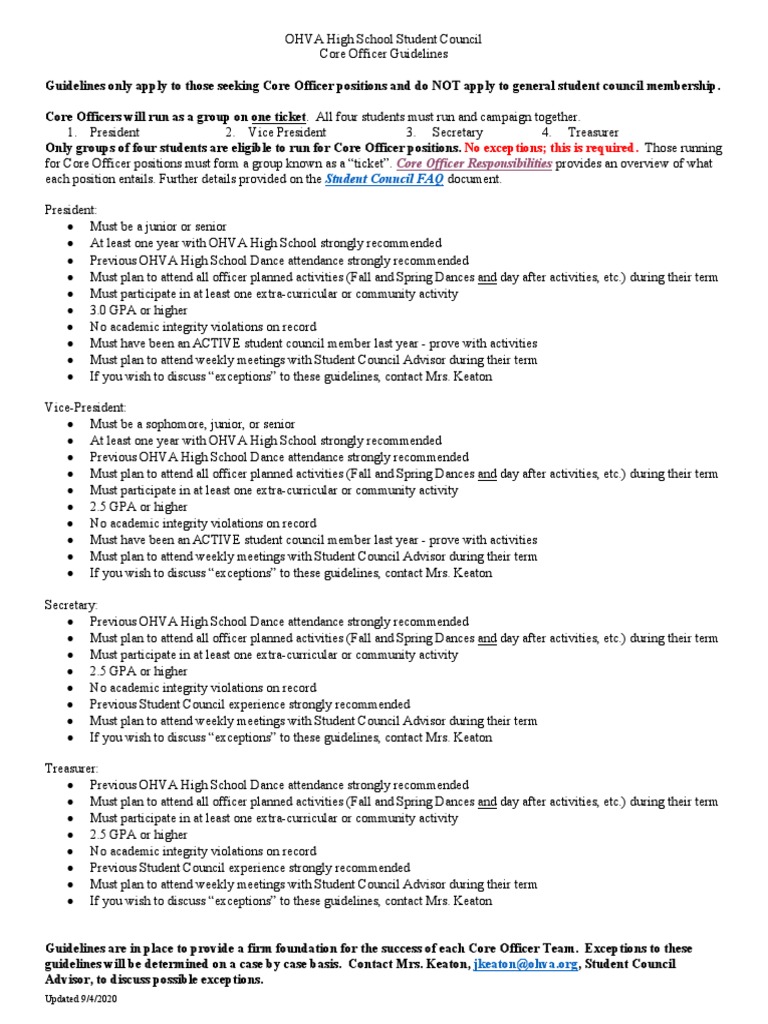 Core Officer Guidelines | PDF | Learning | Government