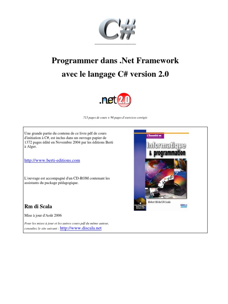 Cours C# | PDF
