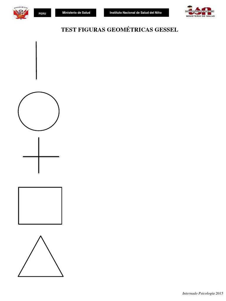 Test de Figuras Geométricas de Gesell | PDF