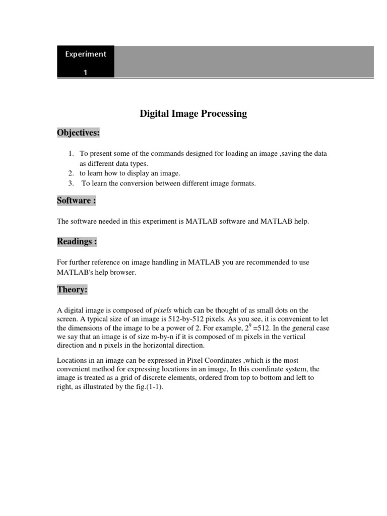 Digital Image Processing: Experiment 1 6 6 | PDF | Rgb Color Model ...