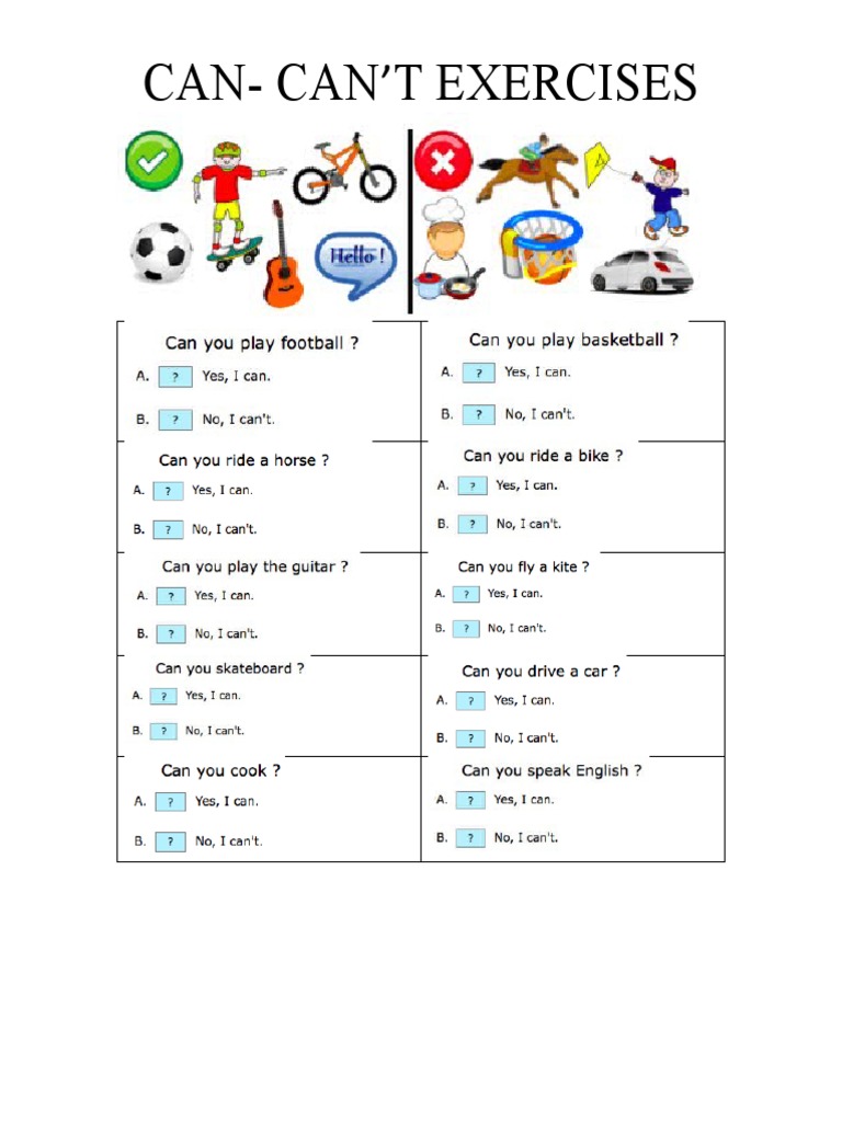 Can-Cant Exercises | PDF