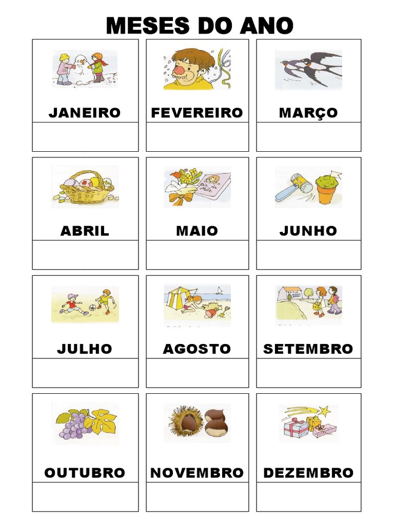 Meses Do Ano | PDF