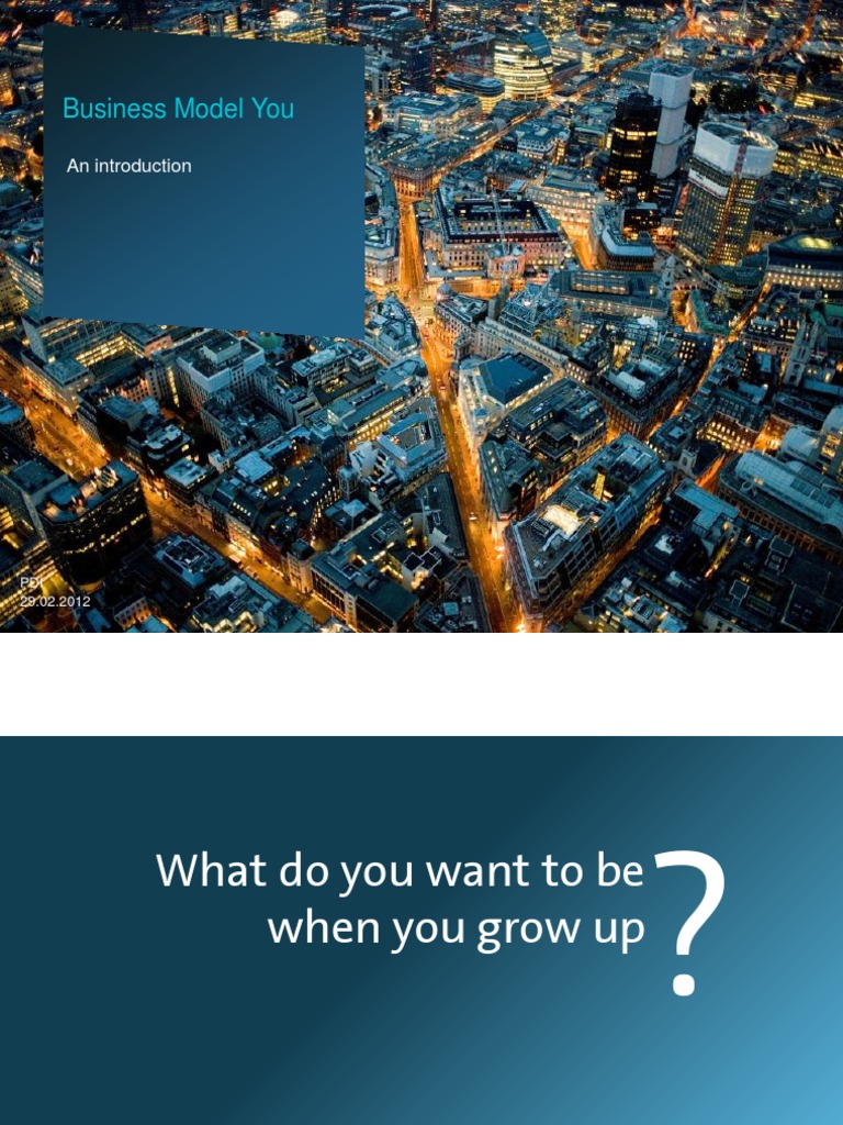 Business Model You: An Introduction | PDF