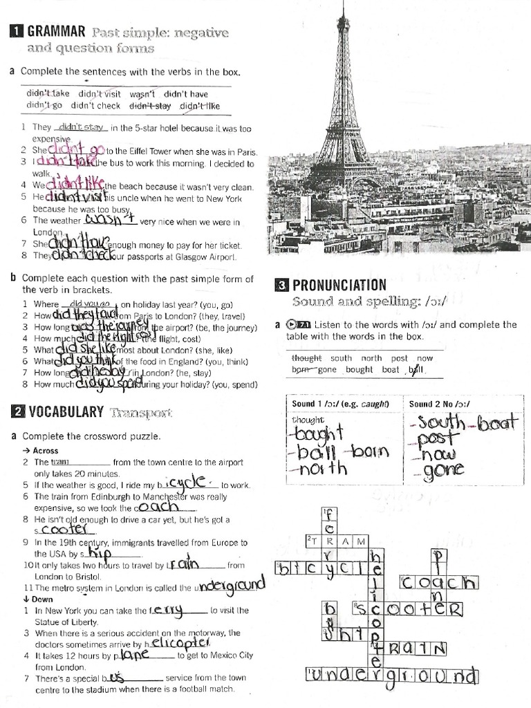 Empower A2 - WorkBook - Unit7 | PDF