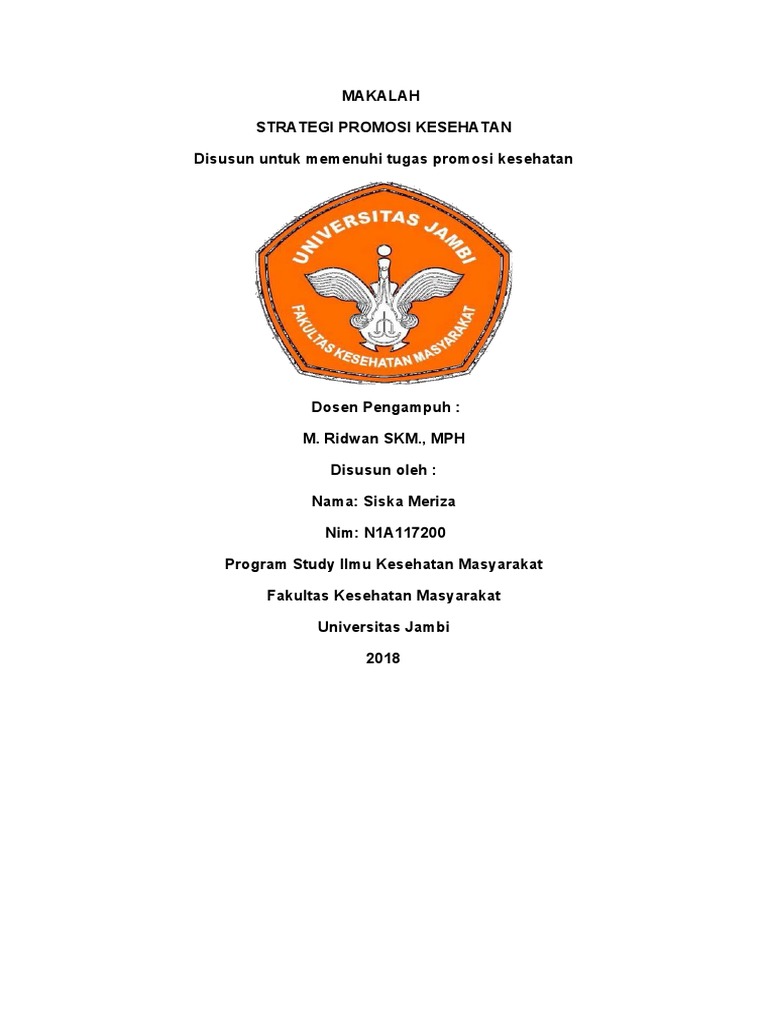 Strategi Promkes T. 3 | PDF