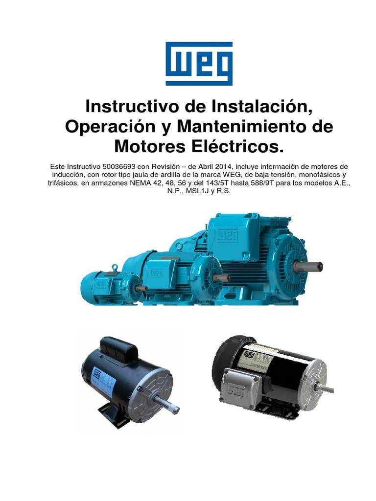 Manual Weg 50036693 PDF | PDF | voltaje | Tornillo