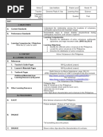 DLL - Science 10 - Quarter 1 - Week 1 | PDF | Volcano | Plate Tectonics