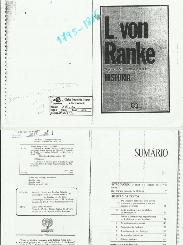 As Grandes Potências RANKE, L.Von PDF | PDF