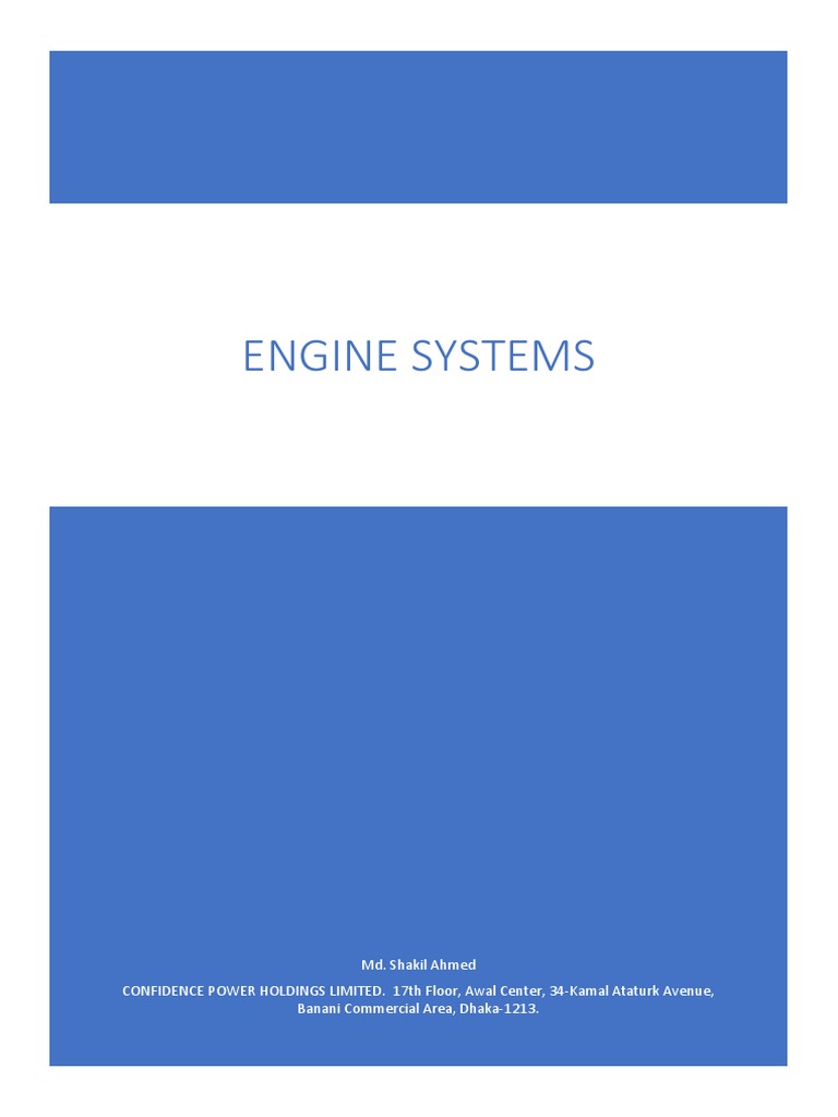 Report On Engine Systems | PDF | Turbocharger | Manufactured Goods