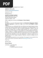 Cover Letter International Organization For Migration (IOM) | PDF