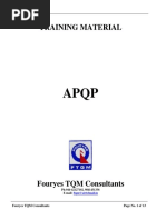 APQP Timing Chart and Phases | PDF