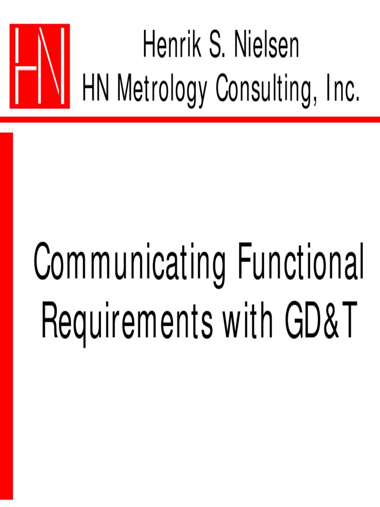 Communicating Functional Requirements GD & T | PDF