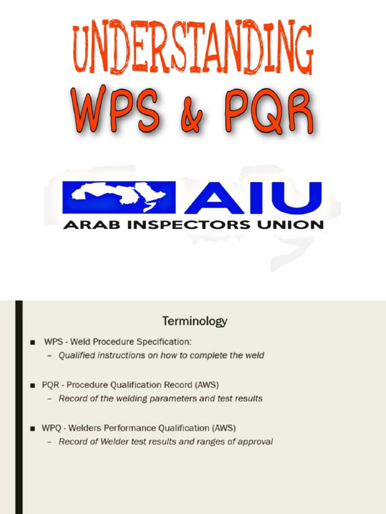 Understanding WPS & PQR | PDF