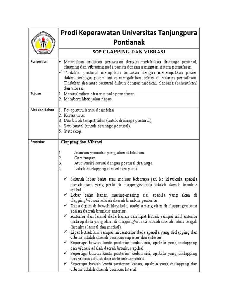 SOP NEW Clapping | PDF