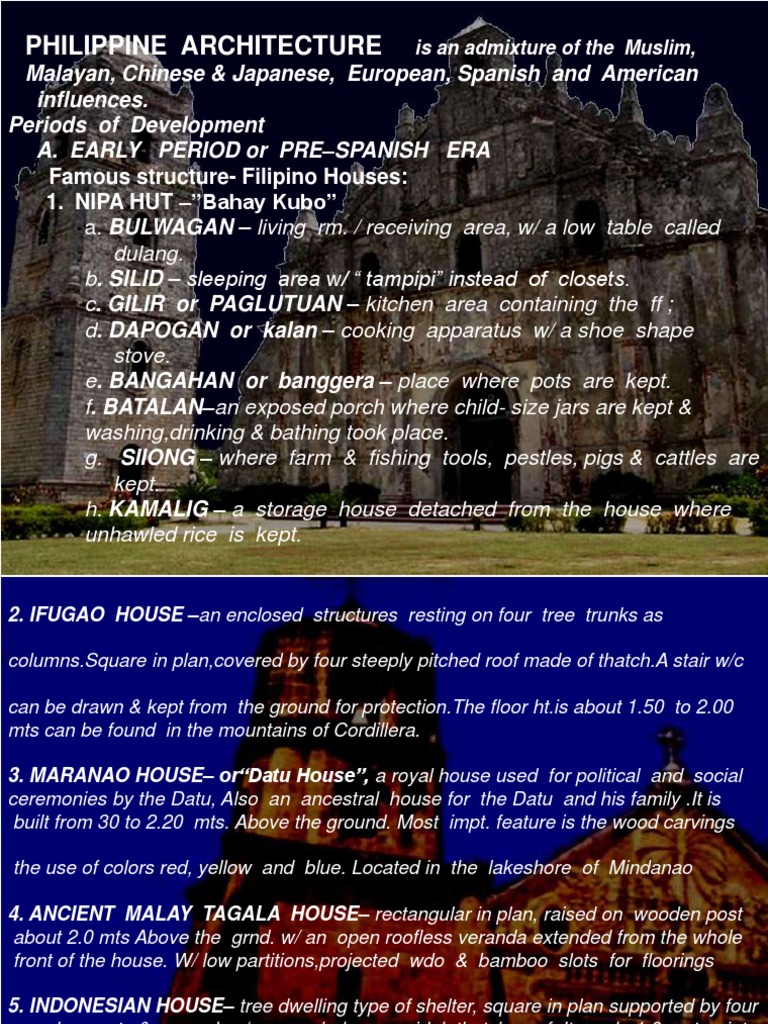 Philippine Architecture: Famous Structure-Filipino Houses: 1. Nipa Hut ...