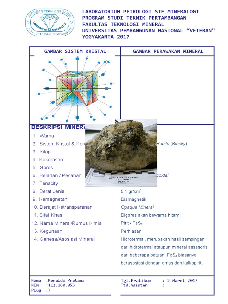 Mineral Sulfida Pdf