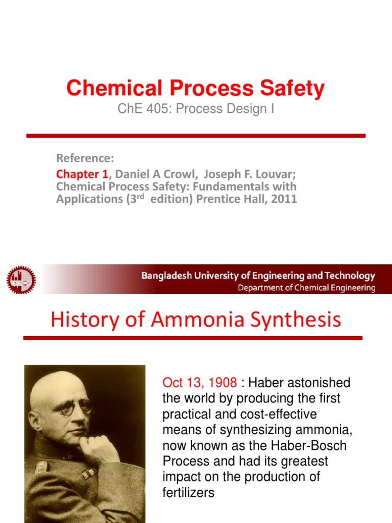 Chemical Process Safety Fundamentals | PDF | Hazards | Risk