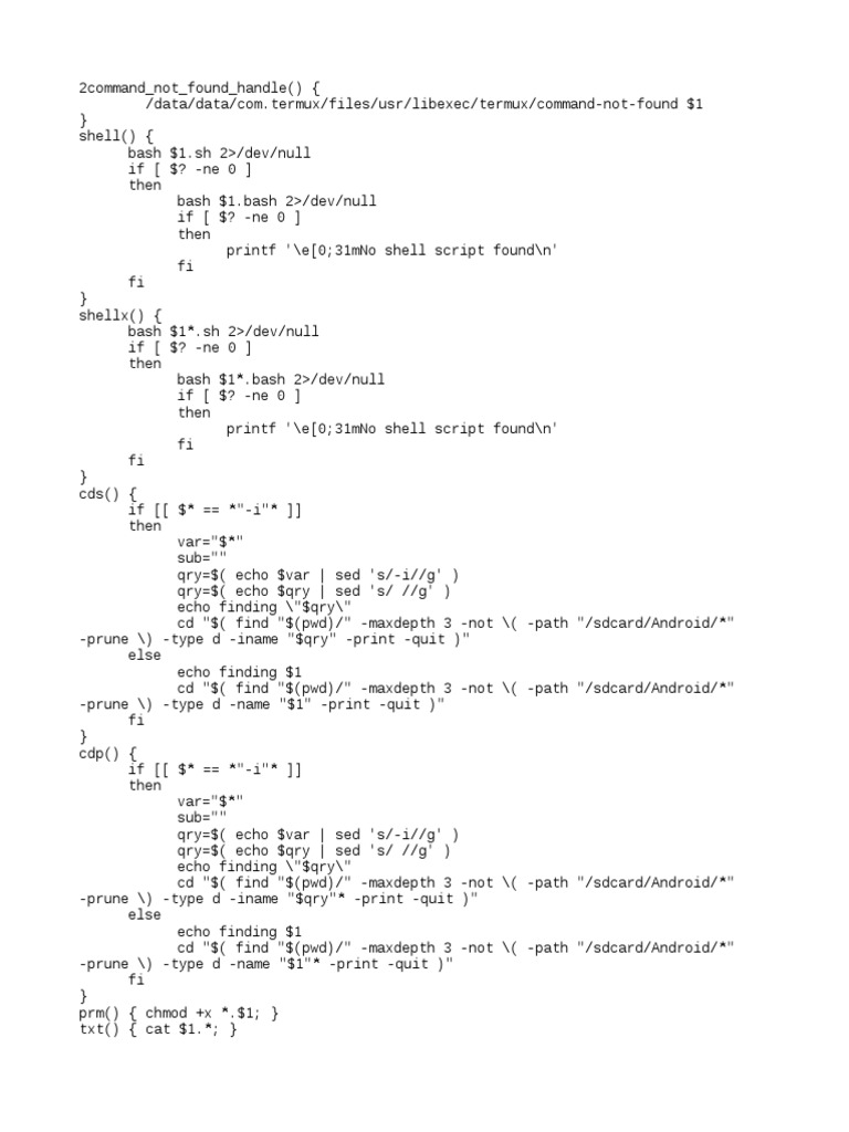 Bash Bashrc | PDF | Unix | Computer Programming Bash Bashrc | PDF | Unix | Computer Programming