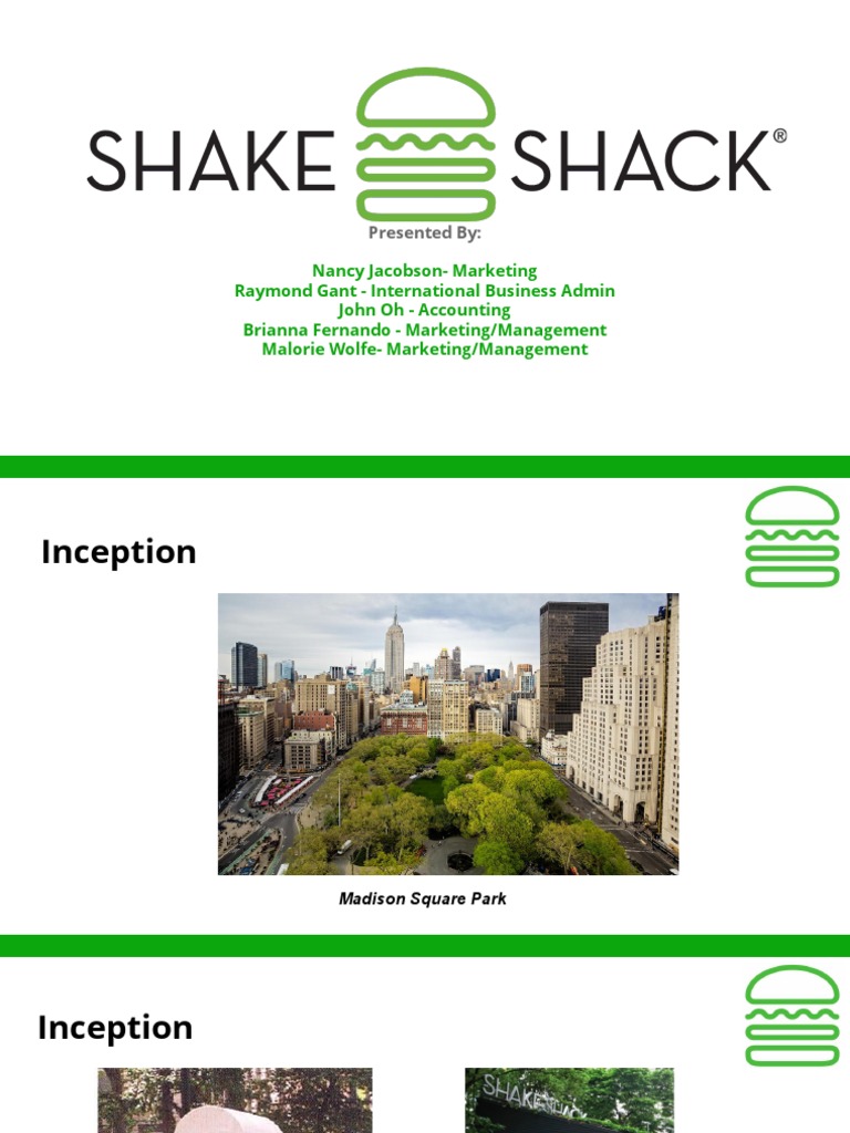 SHAKE SHACK Final Recommendation | PDF | Simulation | Competitive Advantage
