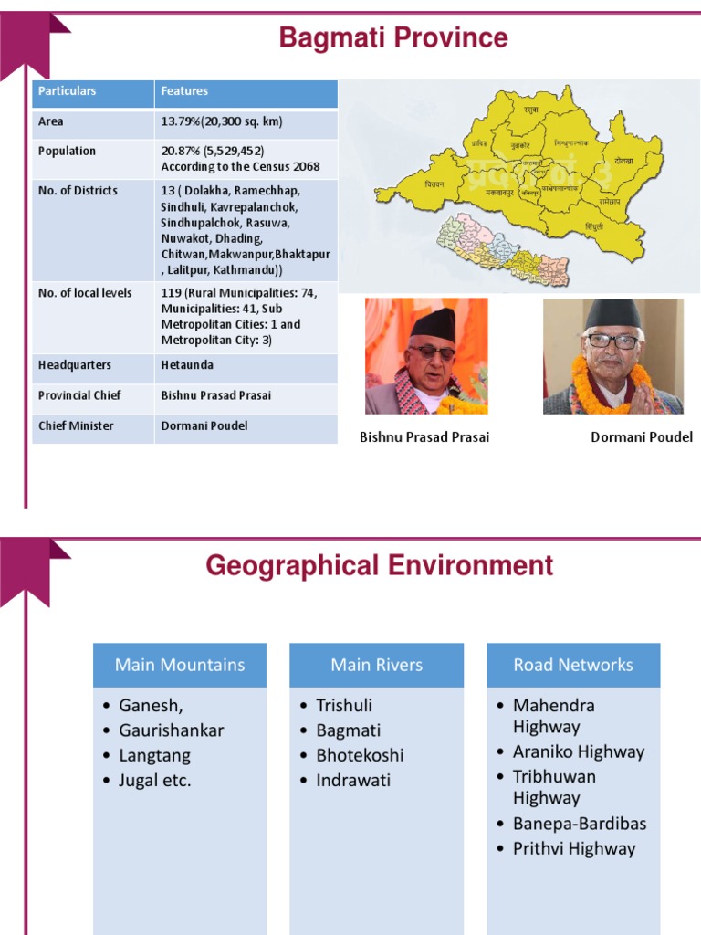 Bagmati Province: Particulars Features | PDF | Kathmandu | Nepal