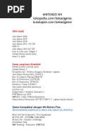 Wii Game ID List and Codes | PDF | Mario