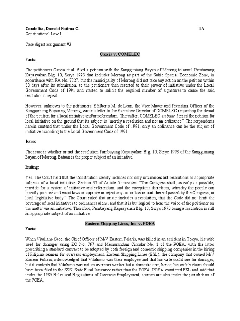 Case Digests | PDF | Initiative | Strike Action