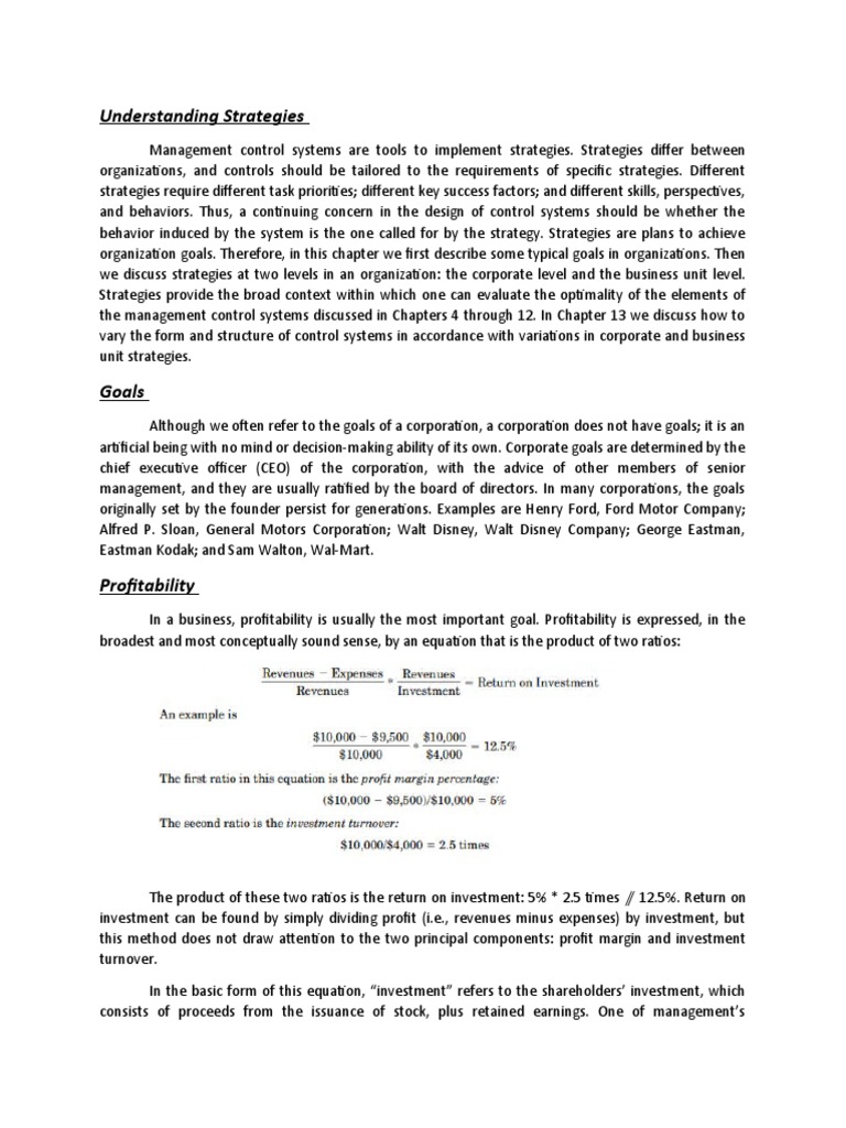 Understanding Strategies | PDF | Strategic Management | Competitive ...