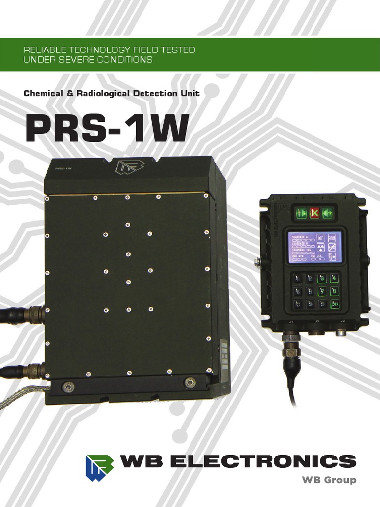 PRS-1W: Chemical & Radiological Detection Unit | PDF | Radioactive ...