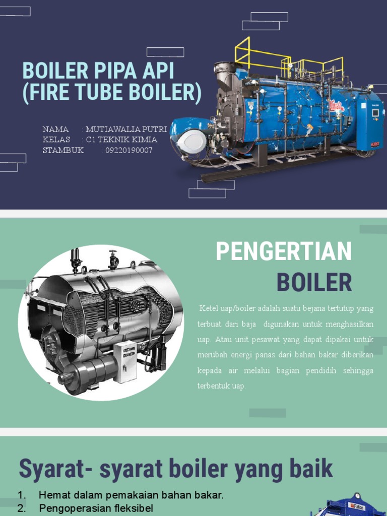 Pengenalan Boiler Pipa Api | PDF