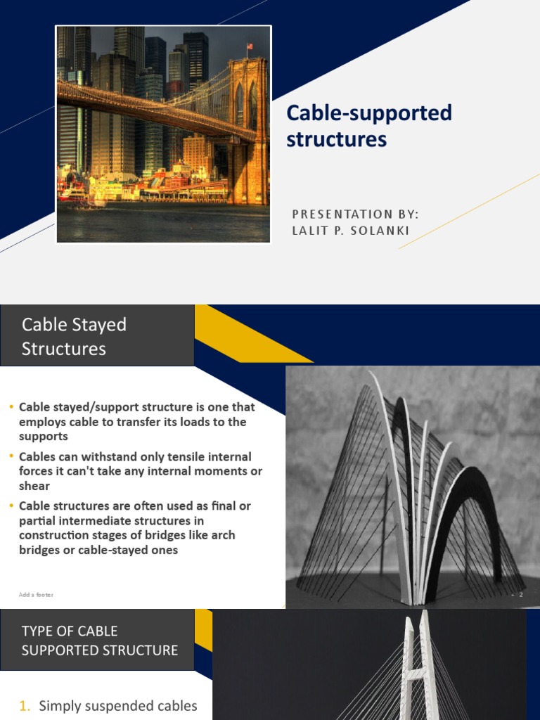 Cable Structure | PDF | Bridge | Architectural Design