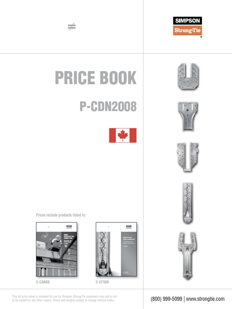 Simpsons Prices-Cdn2008 | PDF | Universal Product Code | Indemnity