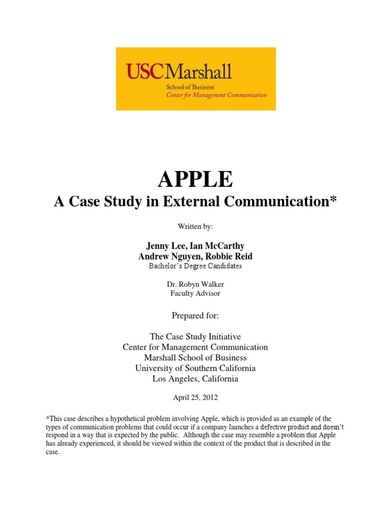 Apple iCommunicator Case Study | PDF | Apple Inc. | Internet