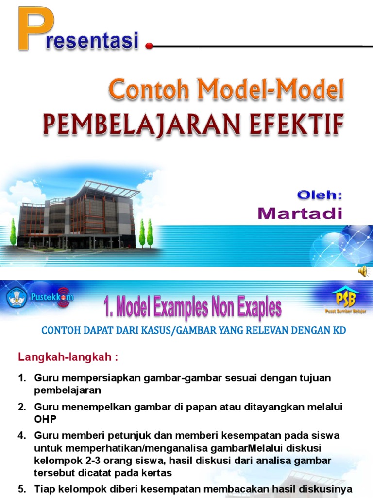 Contoh-Contoh MODEL PEMBELAJARAN INOVATIF | PDF | Karier & Perkembangan
